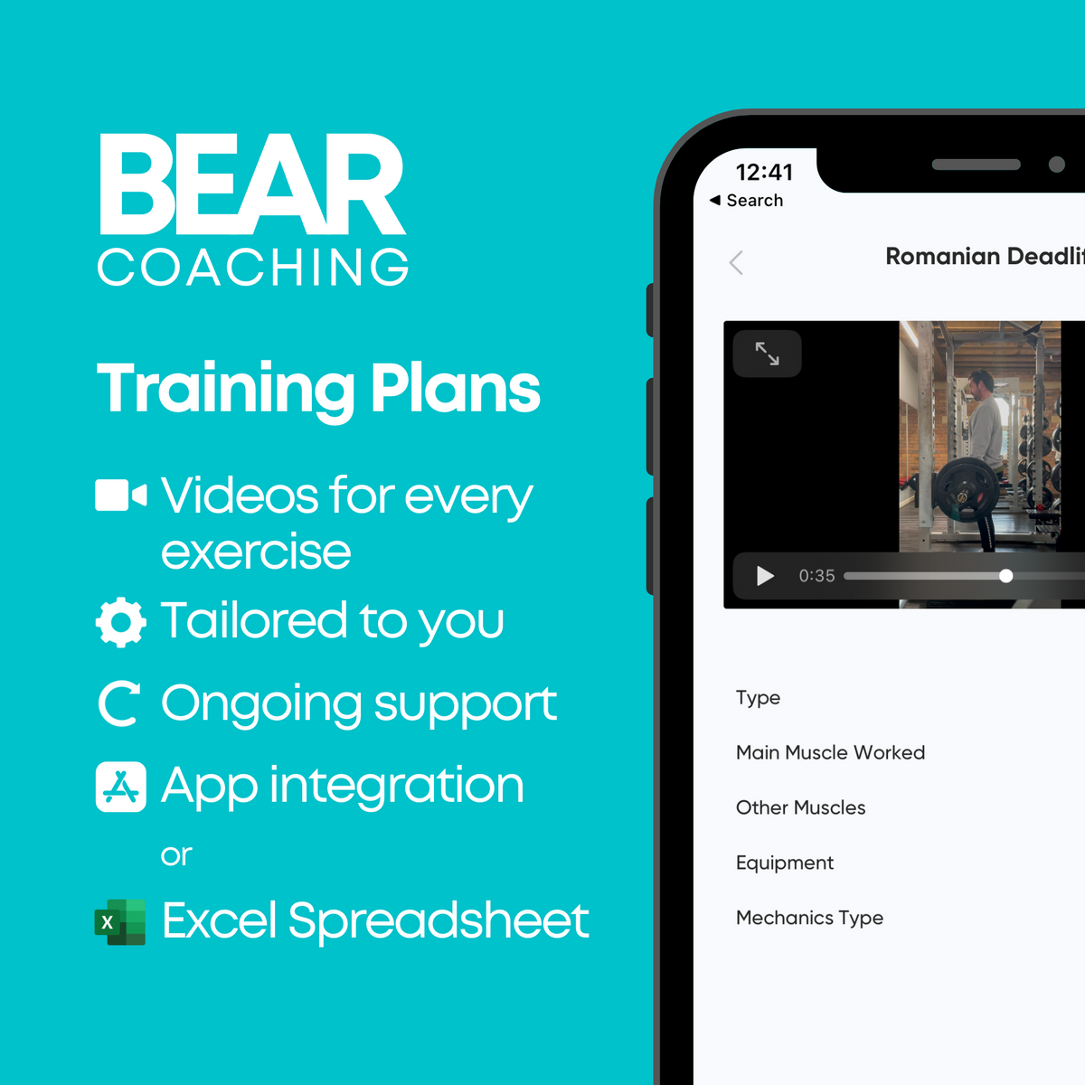Muscle Building Tailored Training Plan – Bear Coaching